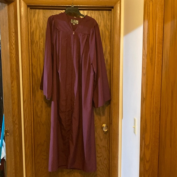 Balfour | Jackets & Coats | Burgundy Colored Souvenir Graduation Gown ...
